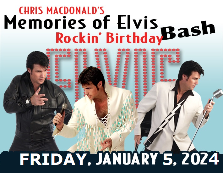 Chris MacDonald's Memories of Elvis Rockin' Birthday Bash | Barbara B. Mann Performing Arts Hall ...